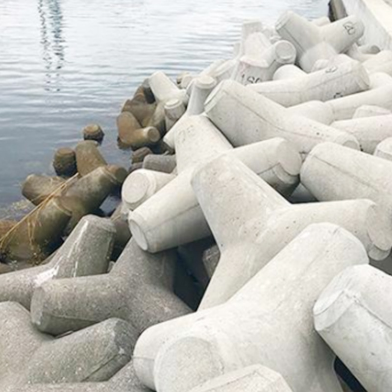 Breakwater, Tetrapod Type, Concrete Block, Formwork, Port, Rock 