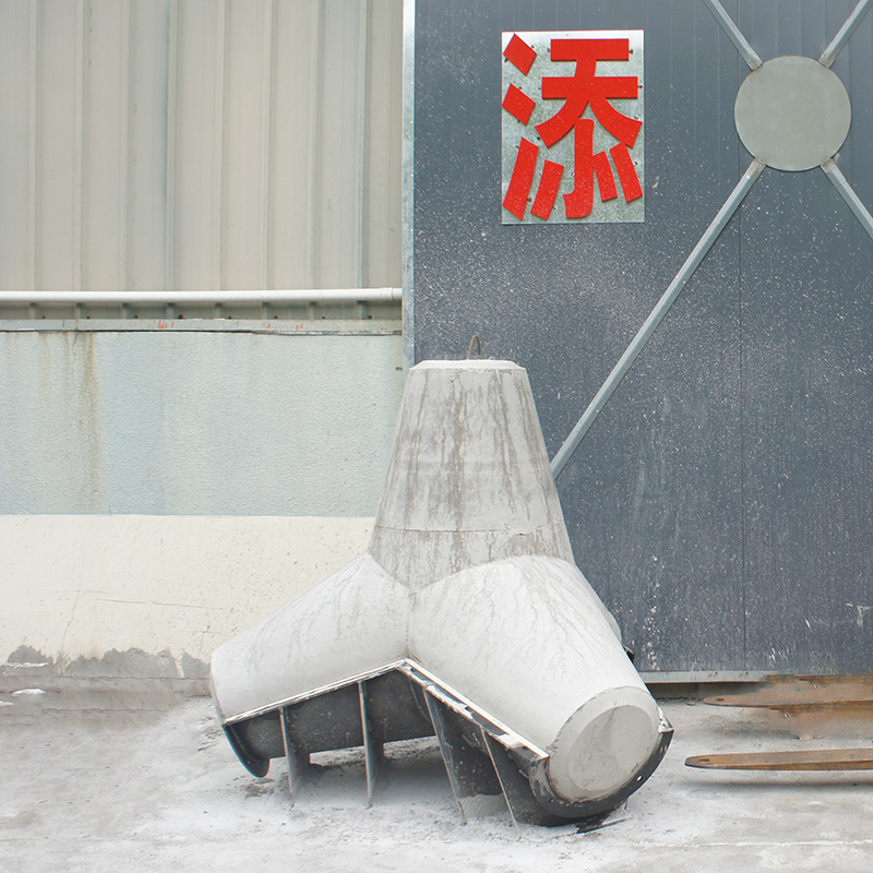 Breakwater, tetrapod type, concrete block, formwork, port, rock ...